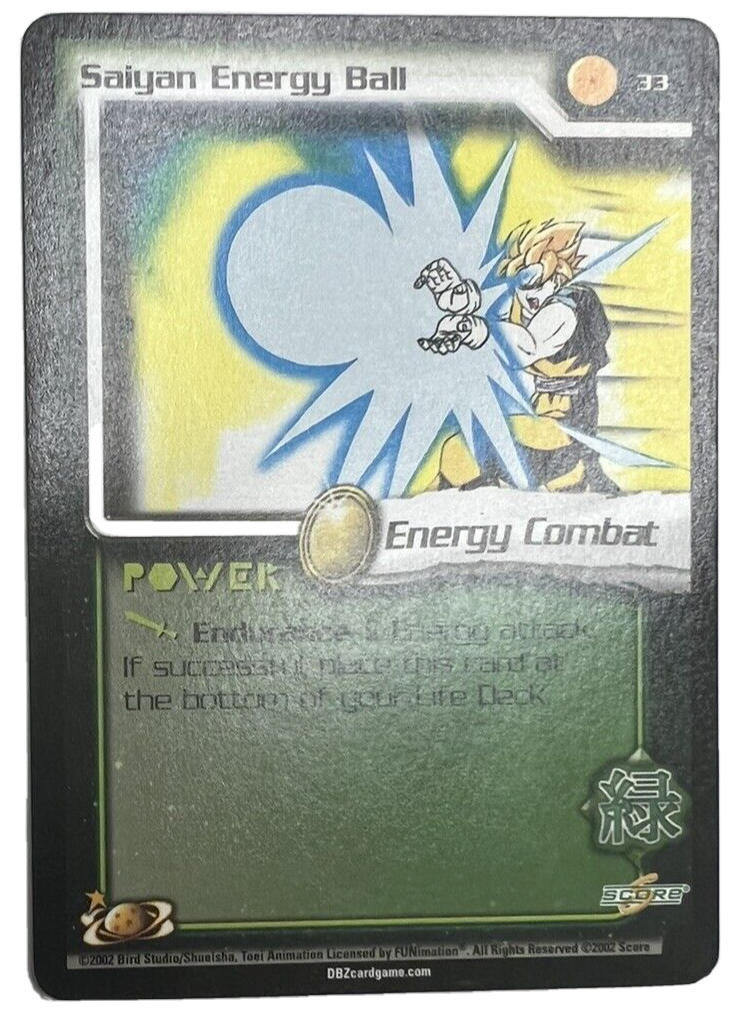 Dragon Ball Z - Saiyan Energy Ball - Energy Combat - Common | eBay