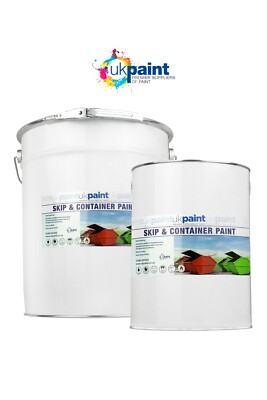 UK PAINT - Polyurethane - Skip and Container Paint - 20L - White | eBay UK