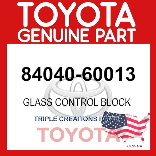 8404060013 GENUINE OEM TOYOTA MASTER SWITCH POWER WINDOW REGULATOR ...