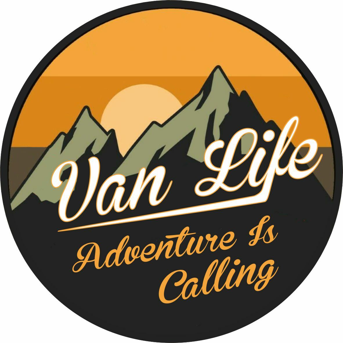 Van Life Adventure is calling Vinyl Sticker Camper camping Skate T5 T4 ...