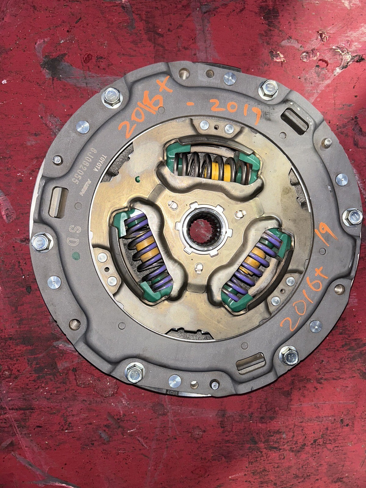 JDM 16-19 TOYOTA PRIUS 1.8L HYBRID VT AUTOMATIC TRANS FLYWHEEL 2ZR-FXE ...