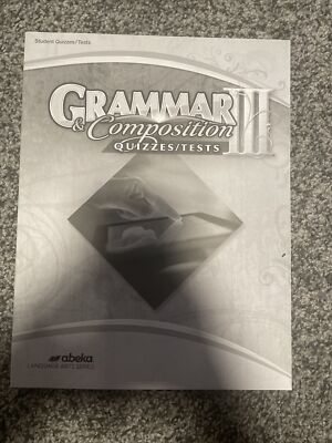 Abeka Grammar & Composition II - Quizzes & Tests NEW | eBay