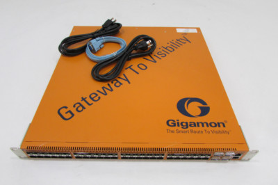 Gigamon GigaVUE-TA10 *48+4 ports enabled UPG-TAX00* Dual AC 48x10G 4x ...