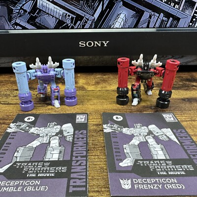 Hasbro Transformers Studio Series 86 Rumble Blue & Frenzy Red Action ...