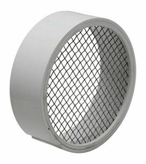 Raven R1508 PVC Termination Vent With 304 Stainless Steel Screen 2 Inch ...
