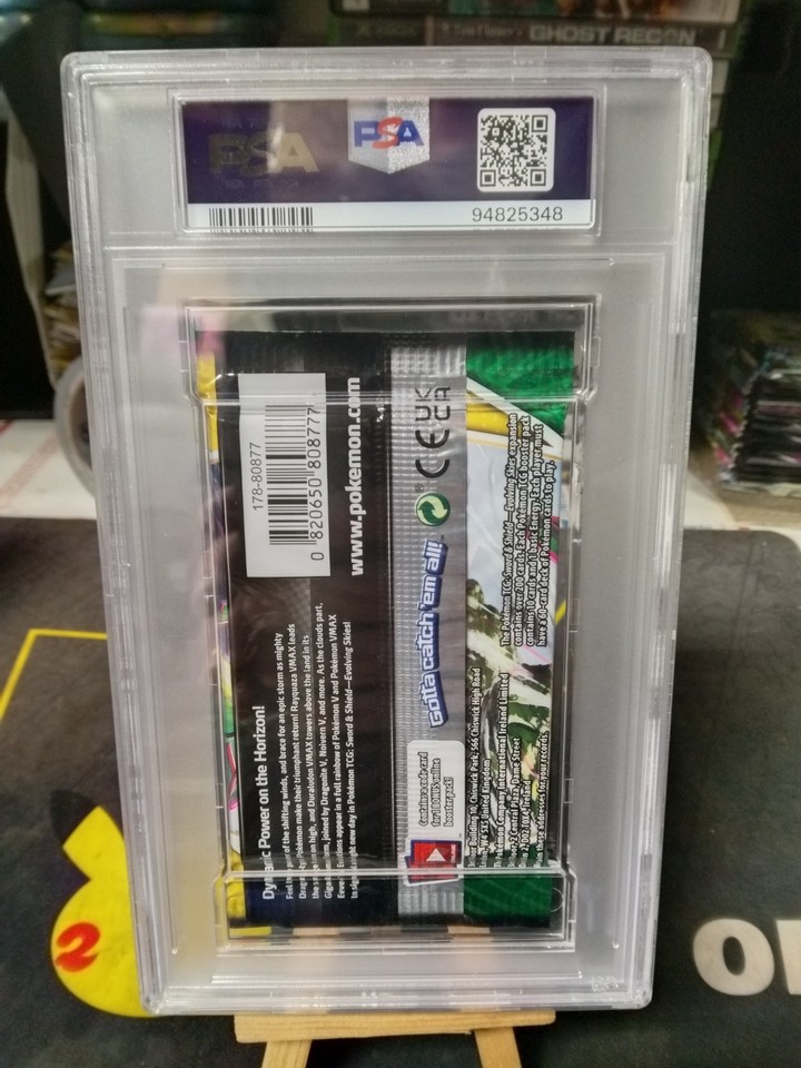 Pokemon Evolving Skies Rayquaza Art Authentic Graded Sealed Booster ...