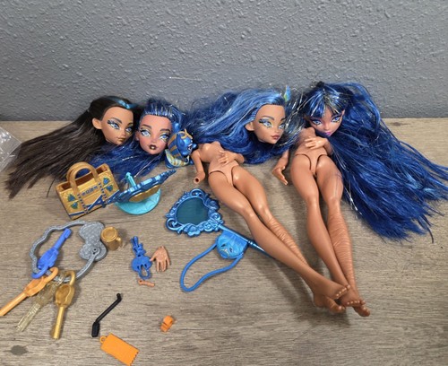 Monster High G3 Cleo DeNile Lot Faboolous Friends Signature Bodies ...