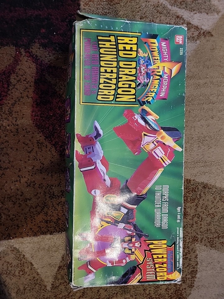 Might Morphin Power Rangers Red Dragon Thunderzord | eBay
