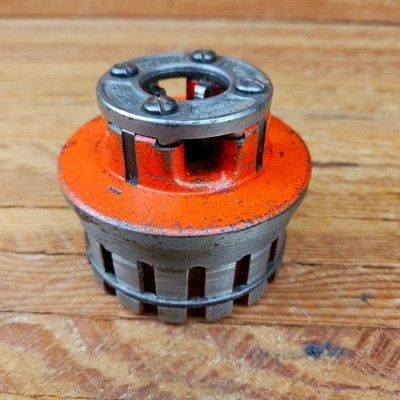 RIDGID Manual Threader Die Head: 12R, For 1/2 inch Pipe, NPT, Right ...