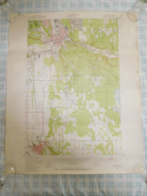 Vintage USGS Map Renton Washington 1949 Topographic US Army Corps Eng ...