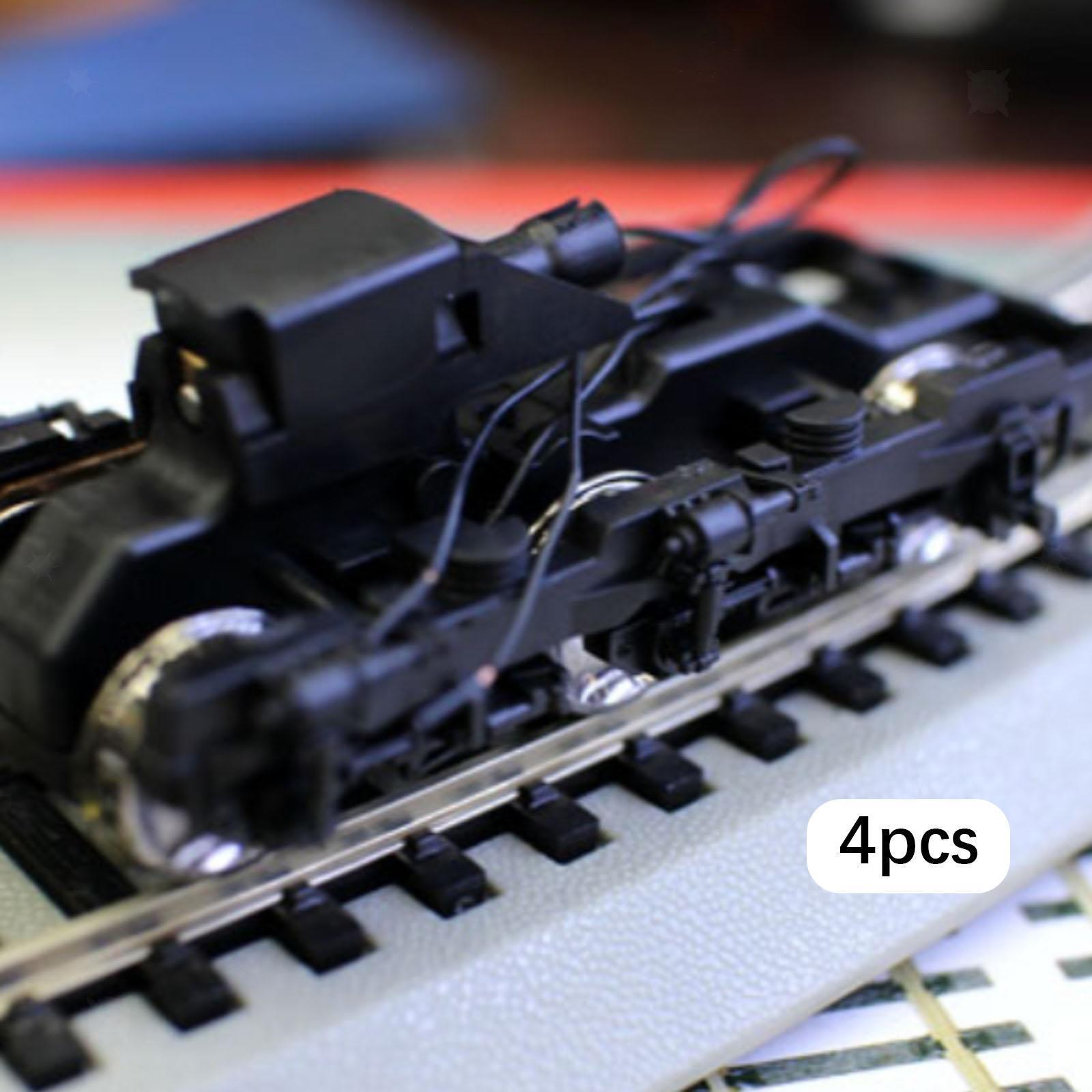 4 Pieces Model Train Bogies Metal Wheels HO Scale 1:87 Roller Bearing Truck | eBay