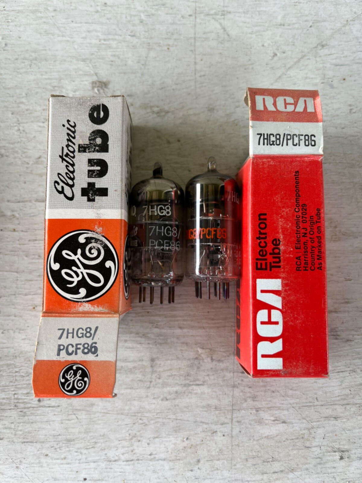 Two GE/RCA 7HG8/PCF86 NOS Tubes Tested | eBay
