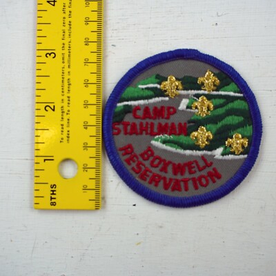 Vtg Camp Stahlman Boxwell Reservation Tennessee Boy Scout Patch 74S BSA ...
