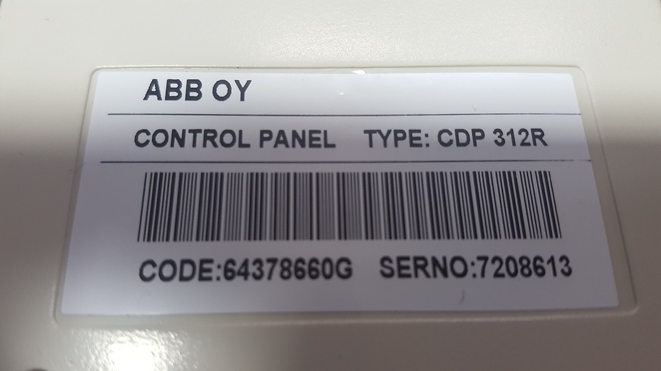 ABB CONTROL PANEL CDP 312R | eBay