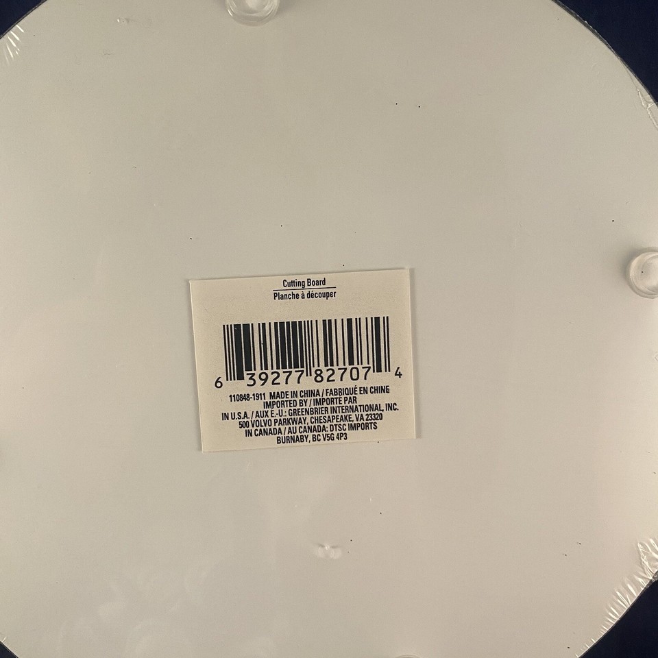 Glass Cutting Board Trivet Round Rooster Barn Farm Kitchen Decor Medium ...