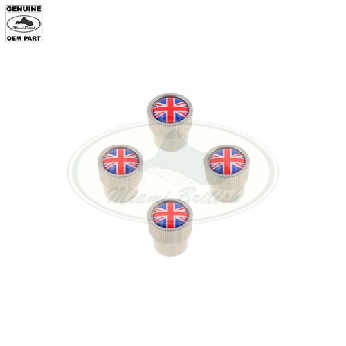 LAND ROVER TIRE VALVE STEM CAP x4 RR SPORT EVOQUE RANGE DEF LR4 LR2 ...