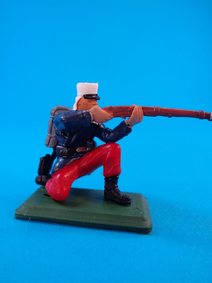 BRITAINS DSG * FRENCH LEGION SHOOTING LINE (1914) BLUE & RED * TOY ...