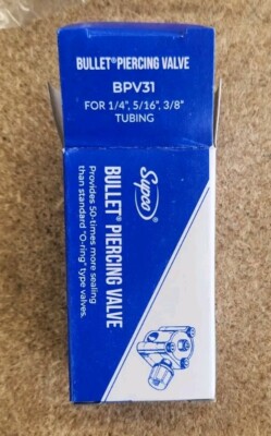 BPV31 Supco Bullet Piercing Valve 1/4′ 5/16′ 3/8 | eBay