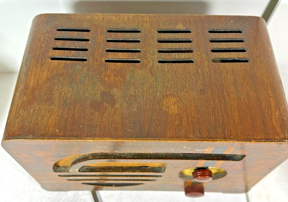 Vintage 1937 Philco Model 37-602 Art Deco Vacuum Tube Radio Powers Up ...