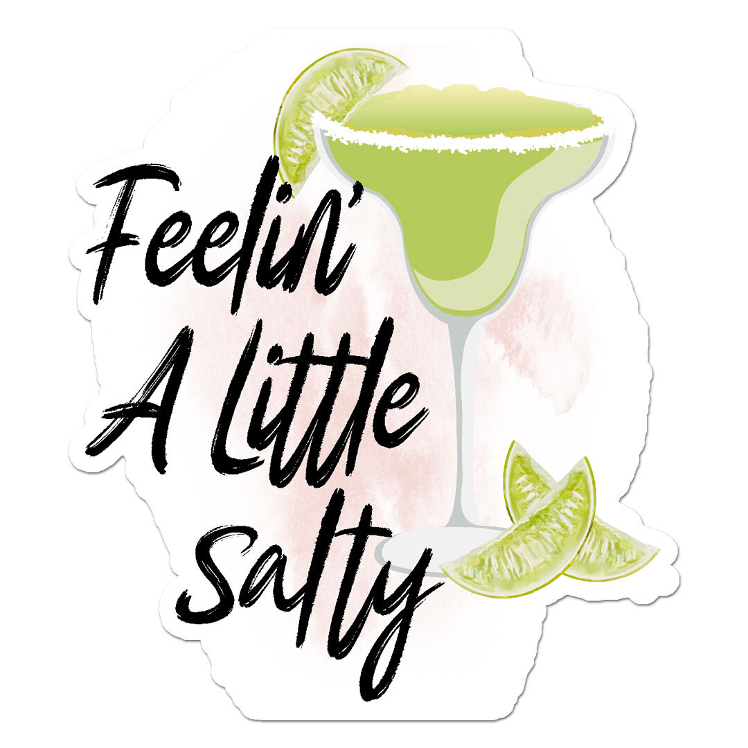 Feeling A Little Salty Vinyl Decal Sticker - ebn9295 | eBay