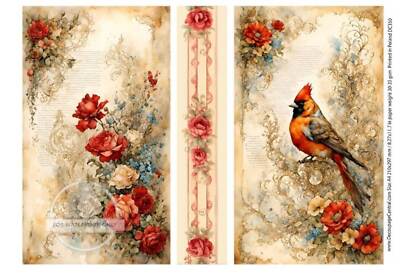 Decoupage Central, Rice Paper, Mixed Media, Crafts, A4, 8.27" x 11.69 ...