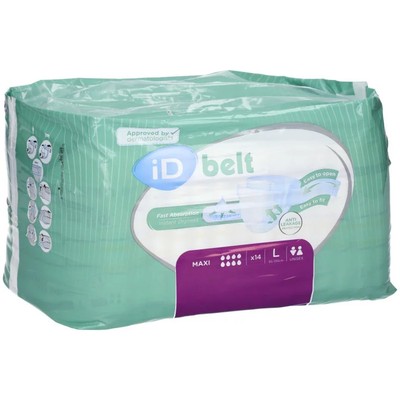 Maxi ID Belt Incontinence Pads 14 Pieces | eBay