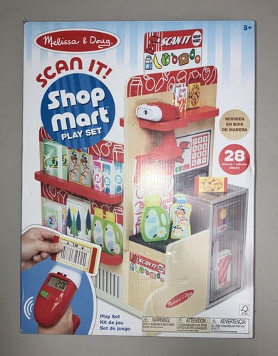 New Melissa & Doug Wooden Scan It! Shop Mart Play Set Playset Toy | eBay