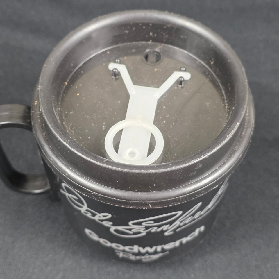 Dale Earnhardt Goodwrench Racing Black Plastic Stirring Travel Mug ...