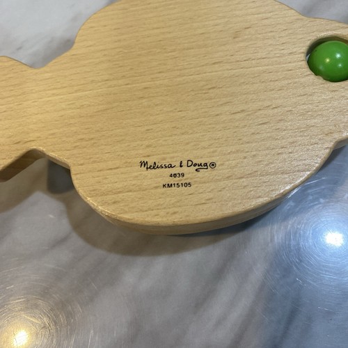 Melissa and Doug Wooden Flapping Fish Toy Baby Sensory Development Blue ...