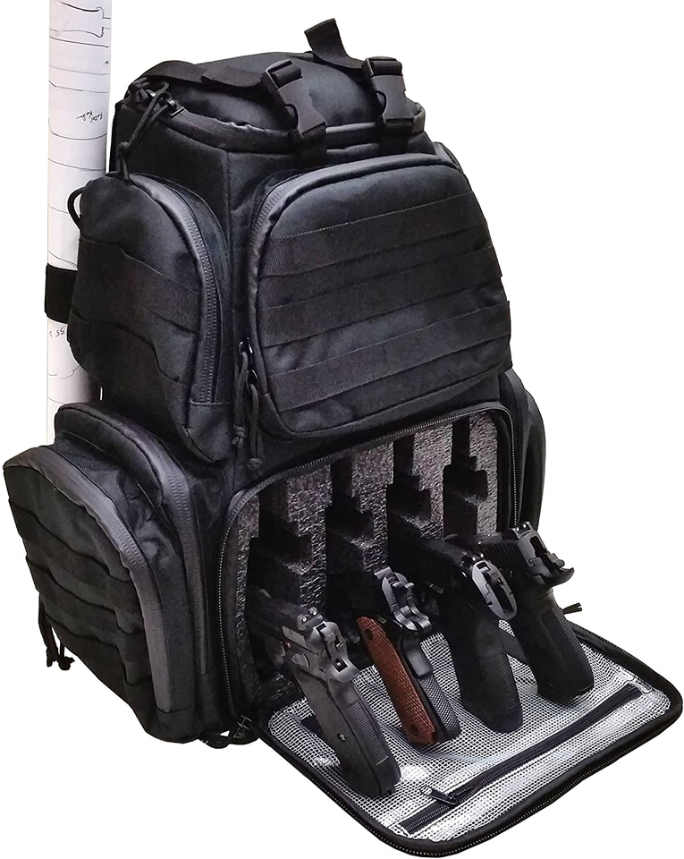 Tactical Range Backpack Bag Gun Firearm Accessories Shooting Ammo ...