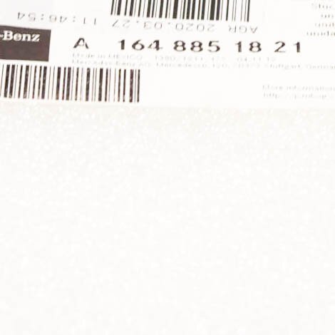 MERCEDES-BENZ GL-CLASS X164 Rear Right Bumper Molding A1648851821 2010 ...