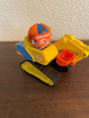 NICE 2019 Kideo Plastic Blippi Backhoe Construction Mini Vehicle free ...
