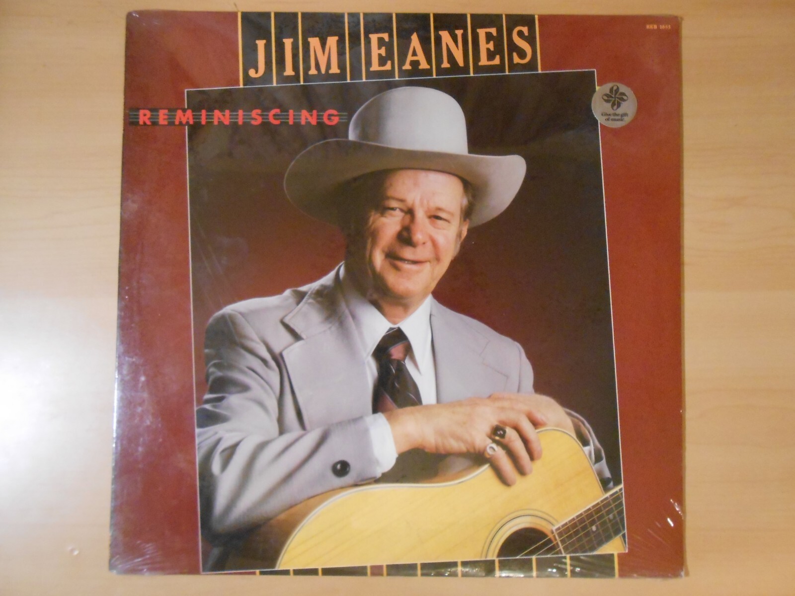 New Jim Eanes Reminiscing 1987 Sealed Bluegrass Country Vinyl