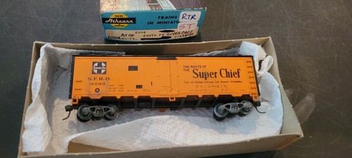 EX BOXED HO Scale Train Car ATHEARN 2094 ATSF SANTA FE SUPER CHIEF ...