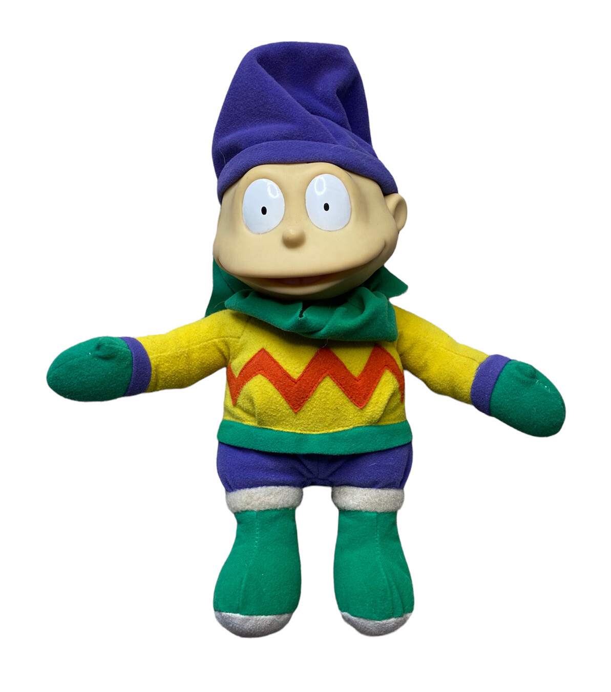 1998 Mattel Rugrats Tommy Pickles Plush Winter Fun Doll 12” Scarf Hat ...