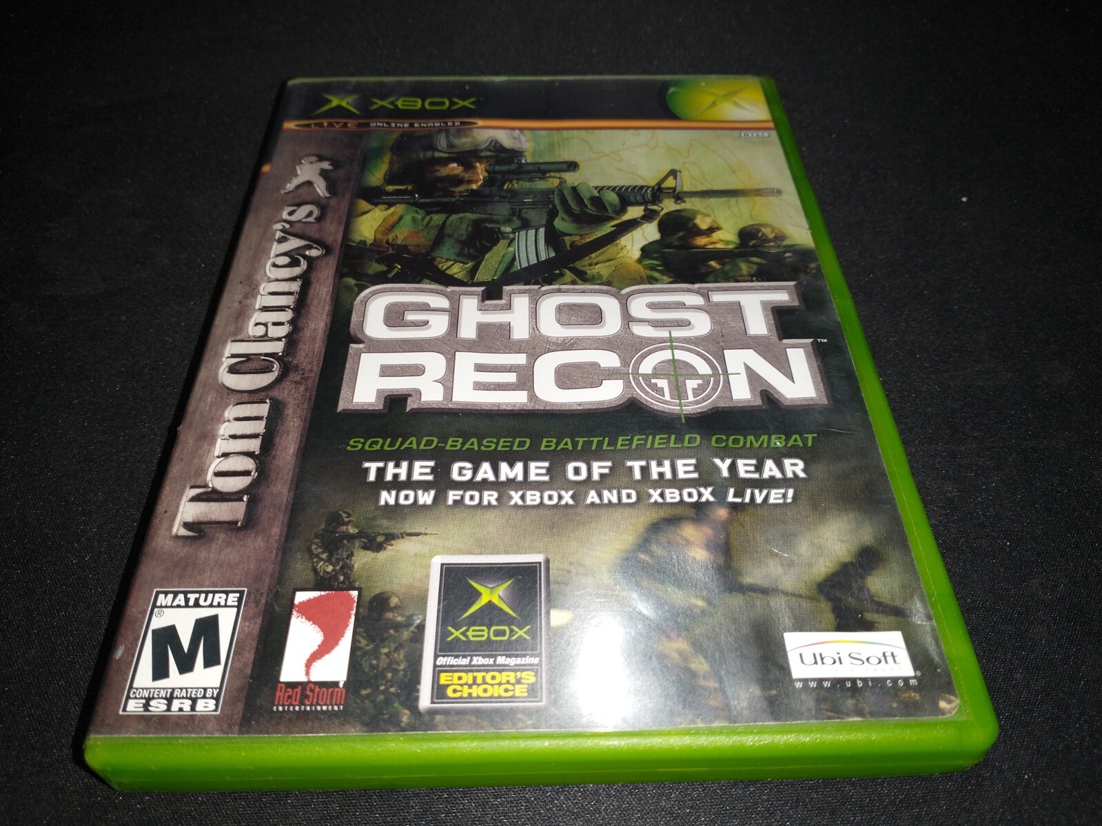 Tom Clancy's Ghost Recon 1 Black Label Microsoft Xbox EX+NM condition ...