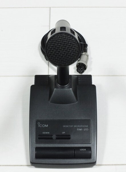 Icom SM-20 Desktop Stand Microphone Amateur Ham Radio Tested Working | eBay