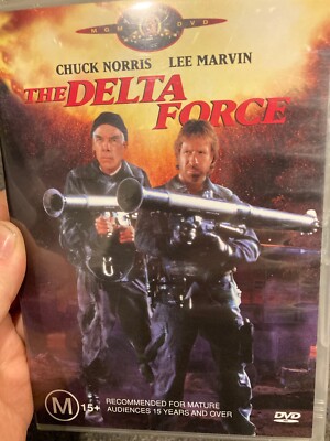 The Delta Force NEW/sealed region 4 DVD (1986 Chuck Norris action movie ...