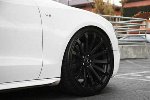 18x8.5 Wheels Fit VW Phaeton Tiguan Jetta Passat CC 18" 5x112 +45 Black ...