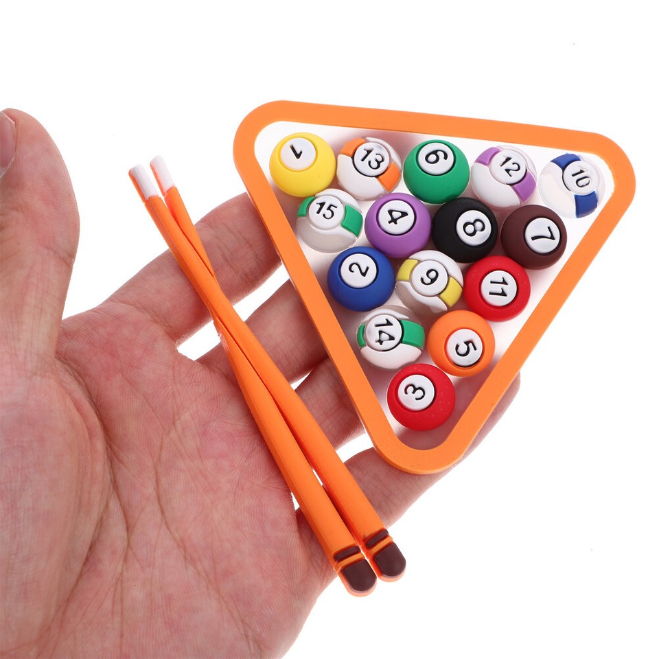 2 Sets Billiards Cake Topper Pool Table Decoration Dad Man Billar | eBay