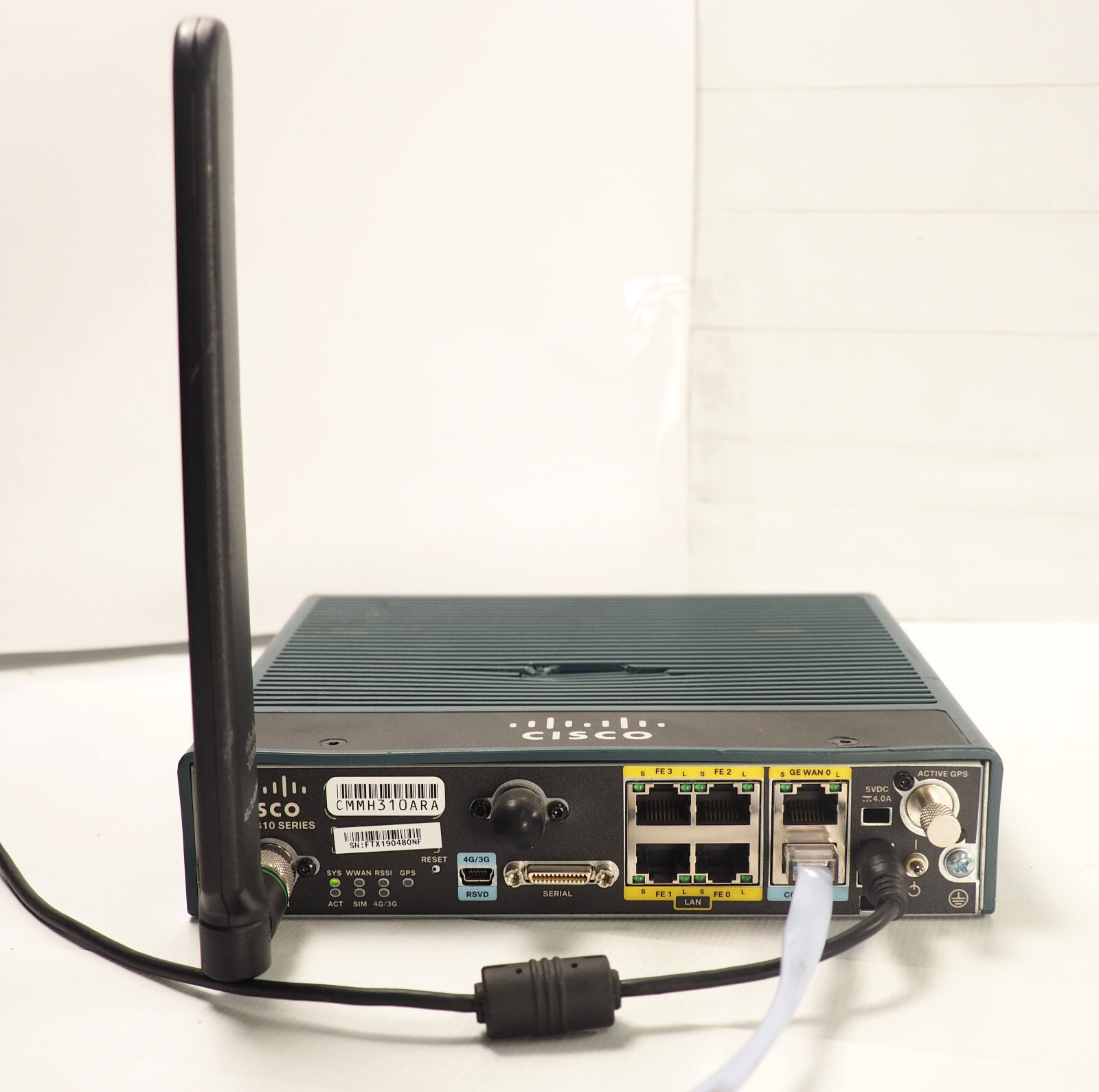 Cisco Cisco819 4G C819G-4G-A-K9 4G LTE M2M Gateway Router (No Ac ...