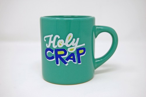 Holy Crap Hallmark Coffee Mug Cup Gift Joke Funny Frank Barone | eBay