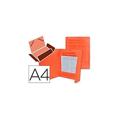 Beautone Folder Rubber Flaps 34960 Polypropylene DIN A4 Red Transparent ...