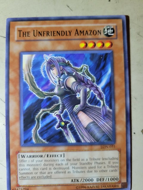 Yu-Gi-Oh! TCG The Unfriendly Amazon Labyrinth of Nightmare LON-031 ...