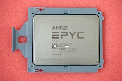 AMD EPYC 7763 2.45GHz 64-Core Socket SP3 280W Processor 100-000000312 ...