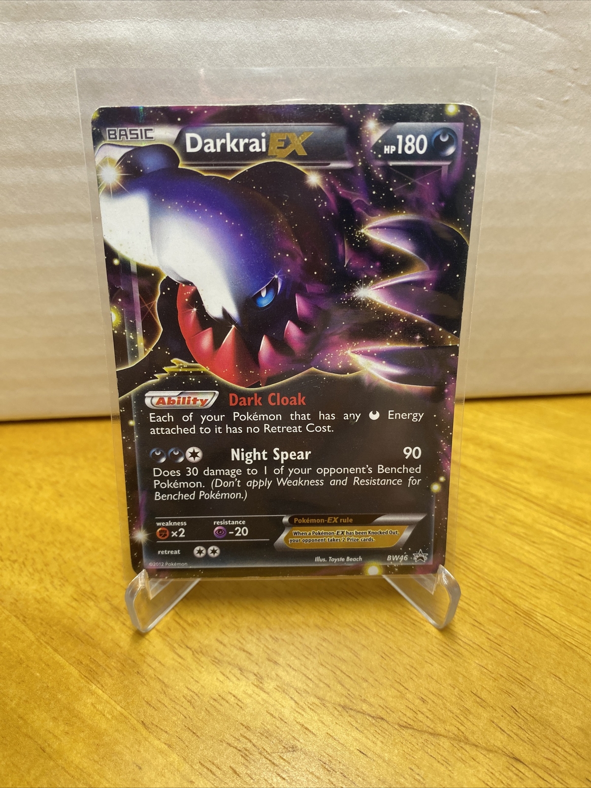 DARKRAI EX - 2012 Pokemon TCG Holo Black Star Promo #BW46 | eBay