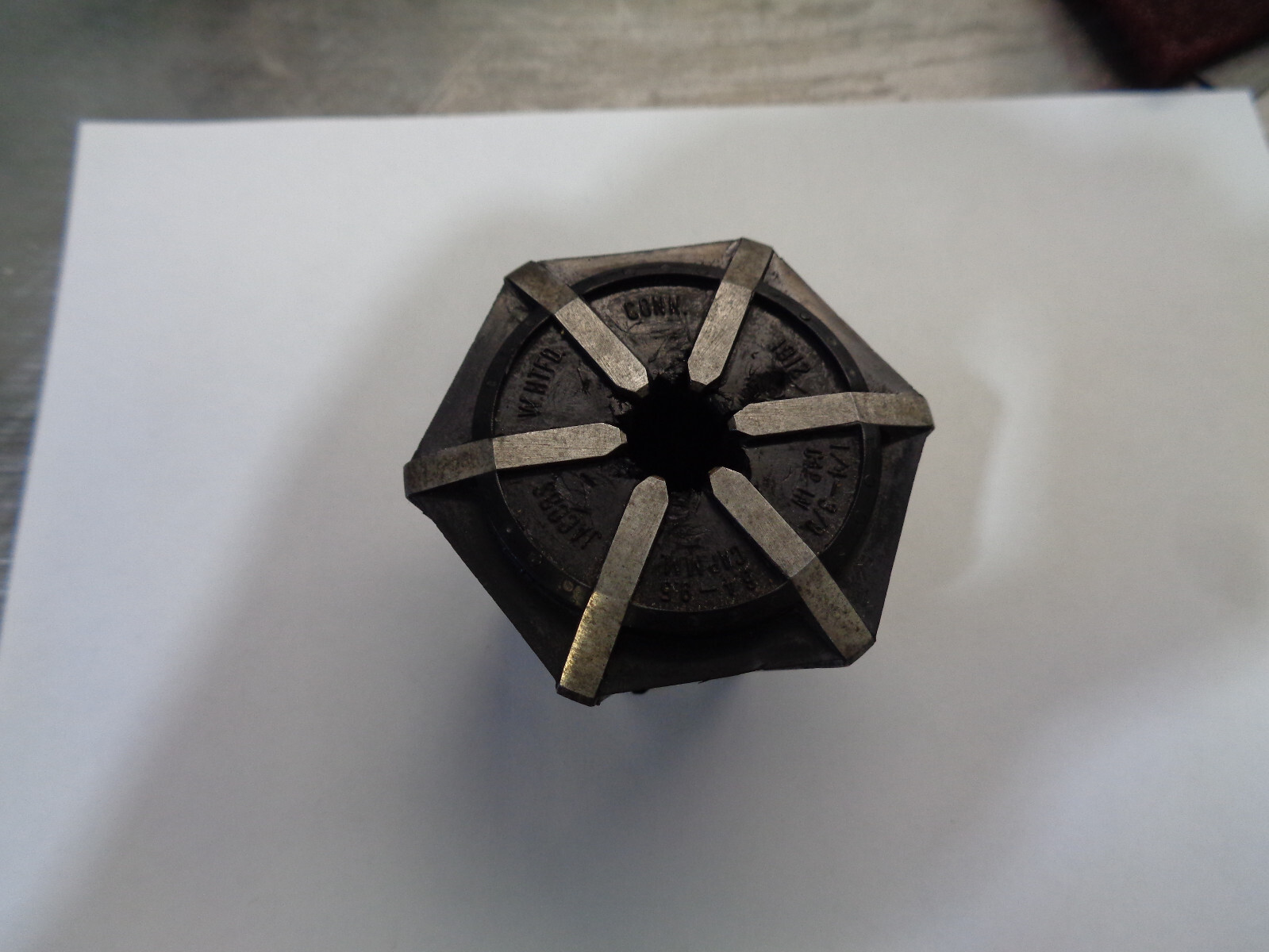 Nice JACOBS Rubberflex Chuck Collet #1912 Capacity 1/4" - 3/8" free ...