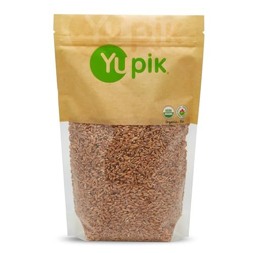 Yupik Organic Spelt Kernels 2.2 lb Non-GMO Kosher Vegan Raw Hulled ...
