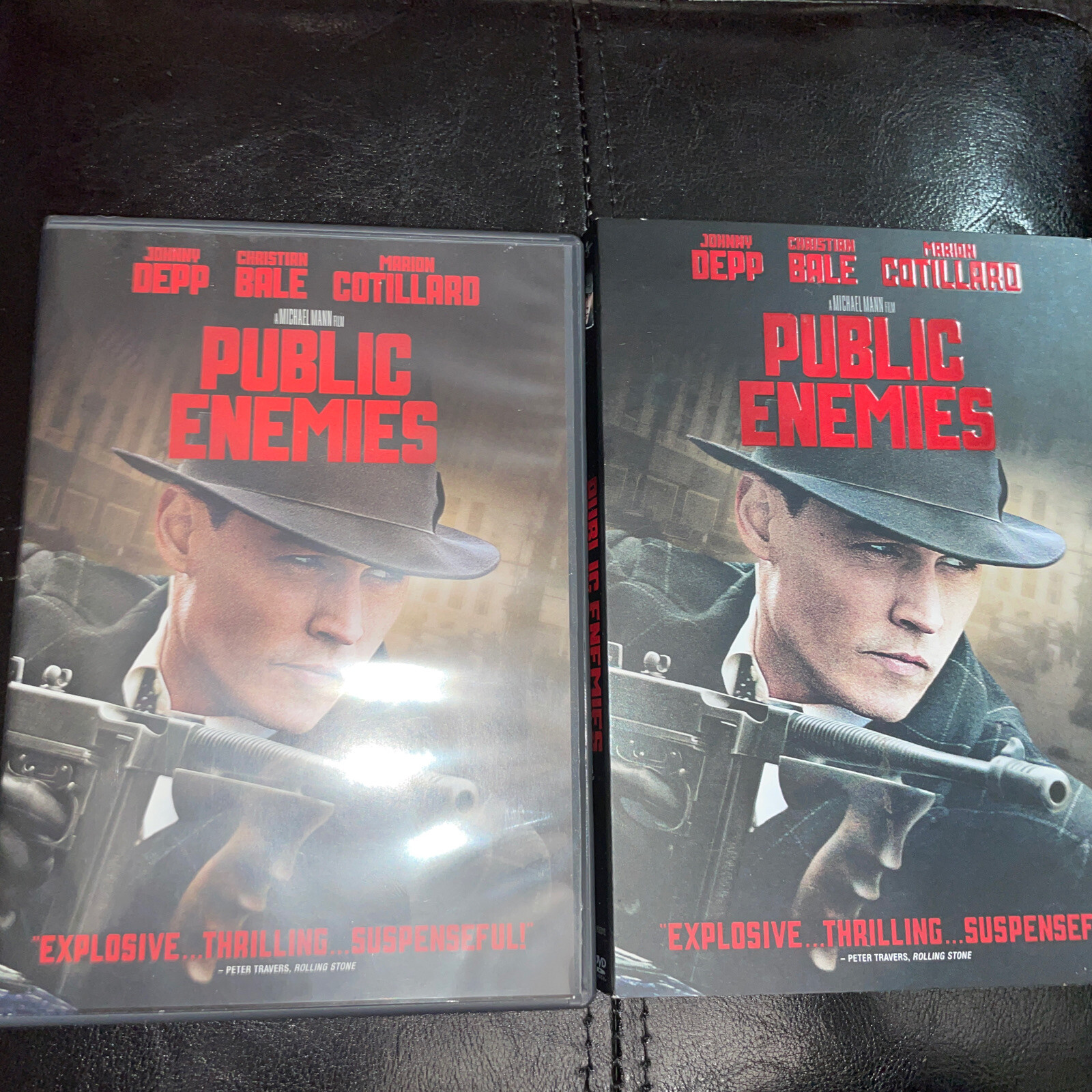 Public Enemies (DVD, 2009) Johnny Depp Christian Bale With Slip Cover ...