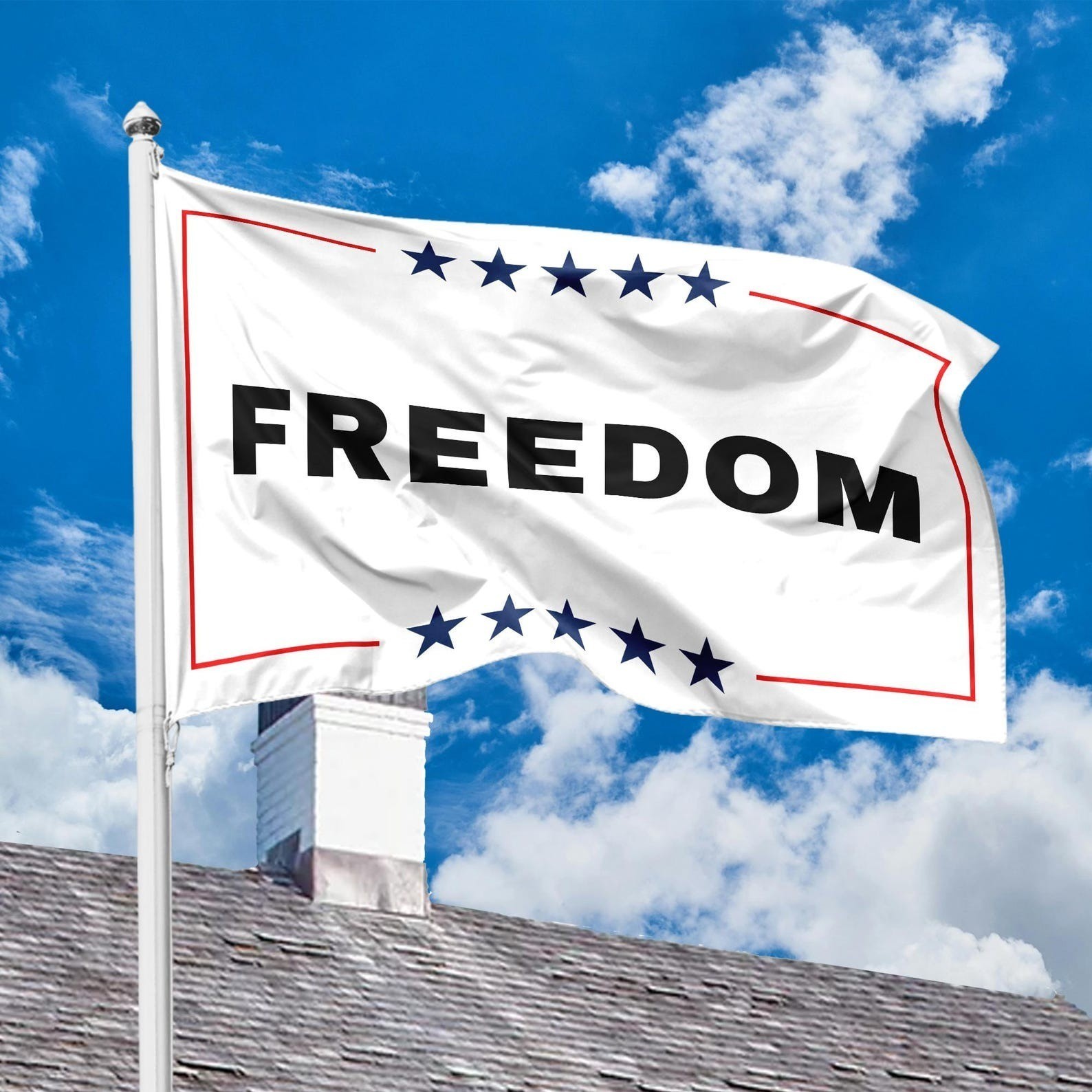 Freedom Charlie Kirk House Flag 3x5 Ft, Activist & Human Rights Support ...